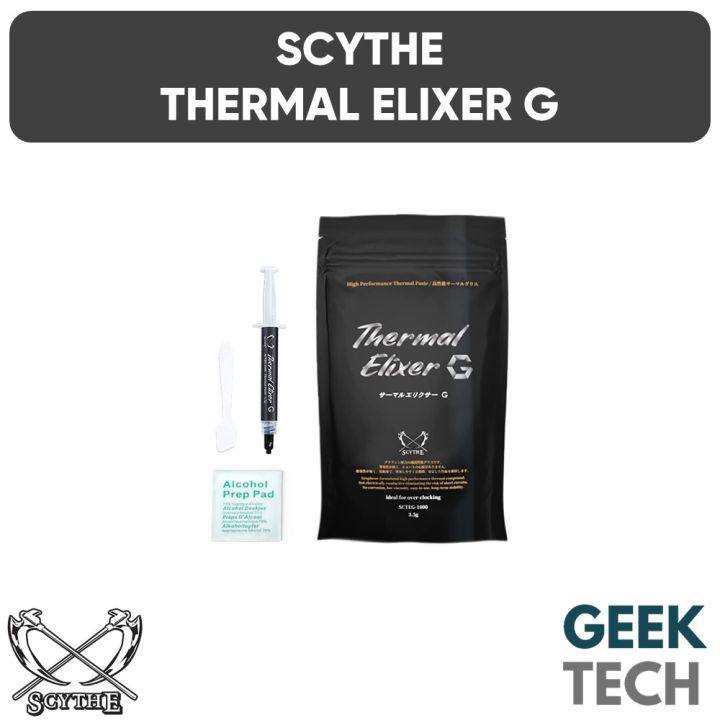 SCYTHE Thermal Elixer G High Performance Thermal Paste 3.5g - Unique ...