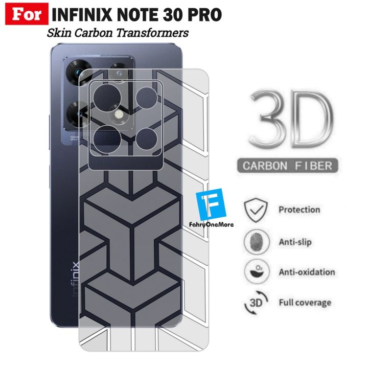 Skin Carbon Infinix Note 30 30 Pro Motif Transformers Garskin Belakang ...
