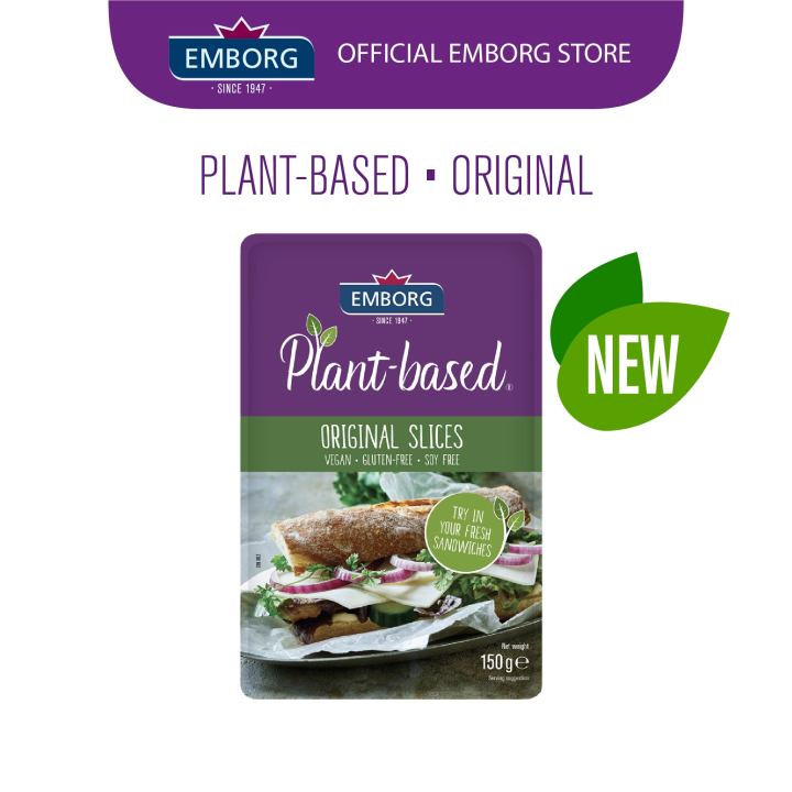 EMBORG Plant-based Original-style Slices 150g [Expiration: February 21 ... EMBORG Plant-based Original-style Slices 150g [Expiration: February 21 ...