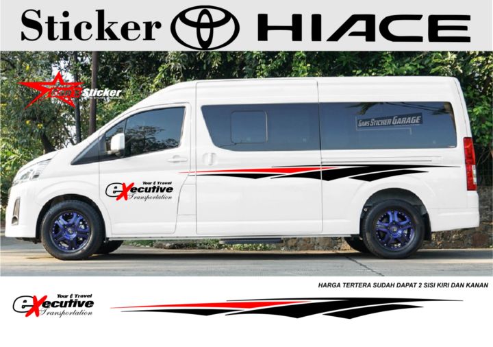 STICKER TOYOTA HIACE PREMIO ALL NEW HIACE 2023 2024 | Lazada Indonesia