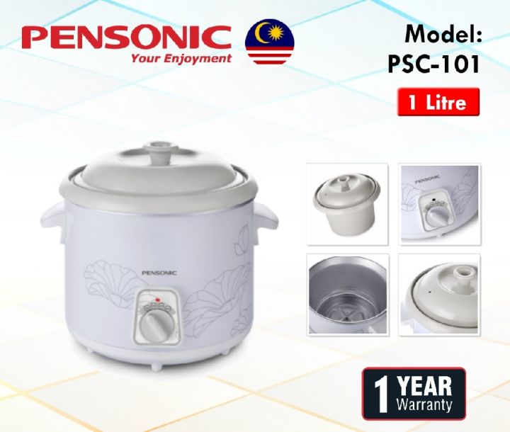 PENSONIC SLOW COOKER 1.0L PSC-101 | Lazada