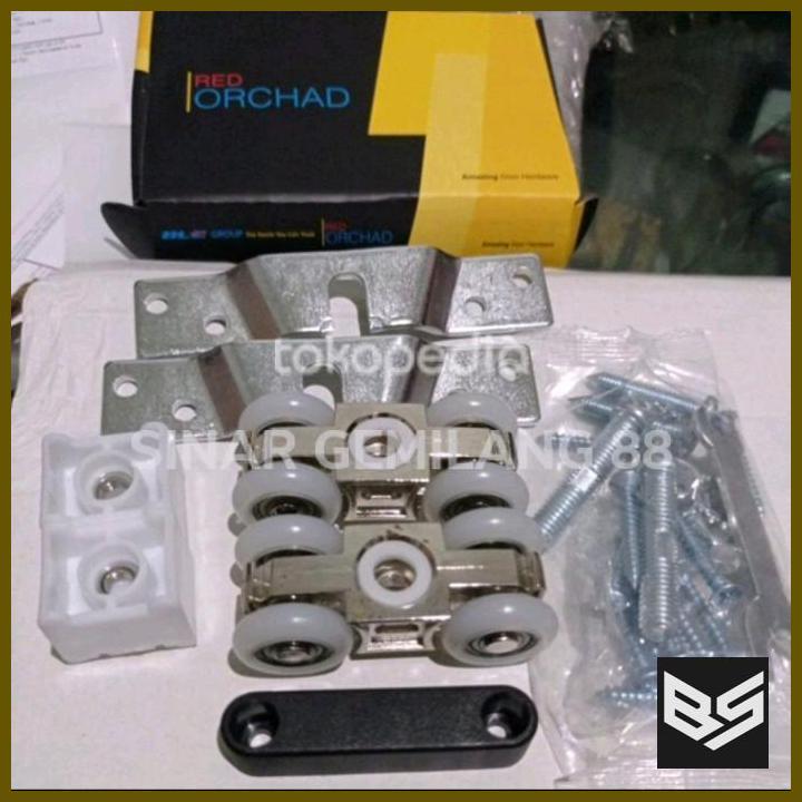RODA REL PINTU GESER / RODA SLIDING TRACK / RODA PINTU SLIDING ORCHAD ...