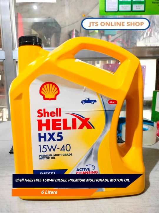 Shell Helix HX5 15W40 DIESEL PREMIUM MULTIGRADE MOTOR OIL | Lazada PH