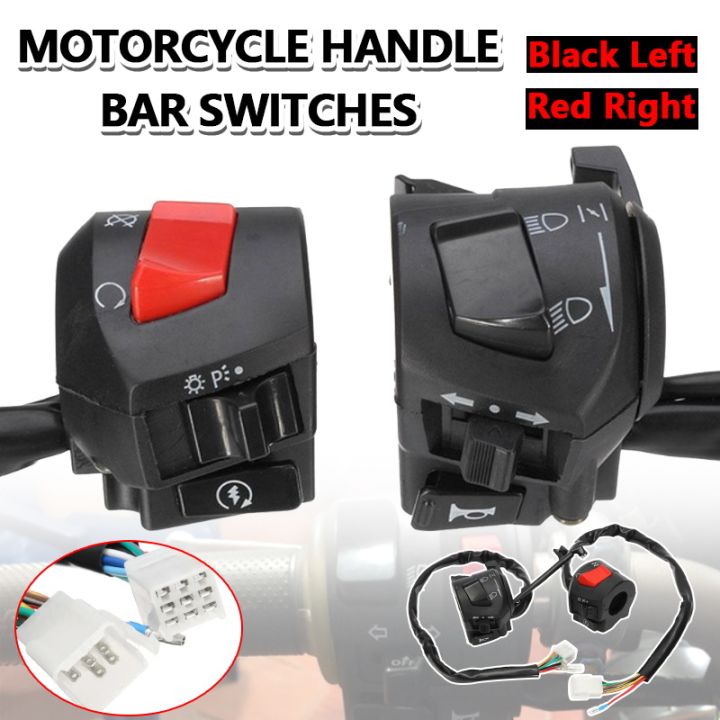 Motorcycle Switch Universal 1PCS Handlebar Electrical PVC+ABS Weather ...