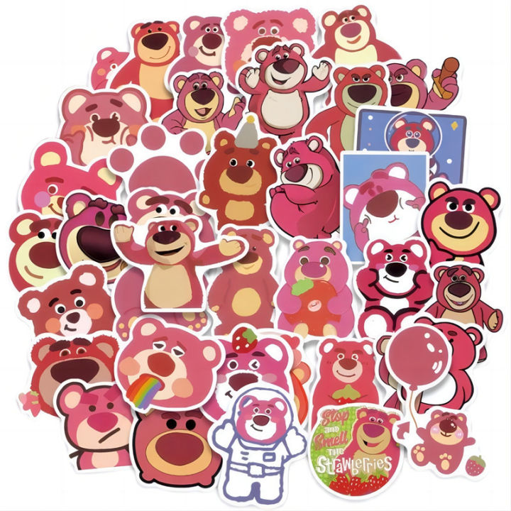 Set 50 Sticker Meme chó mèo Doge, Cheems , Gấu Dâu Lotso Bear, Genshin Impact chống nước dán ...