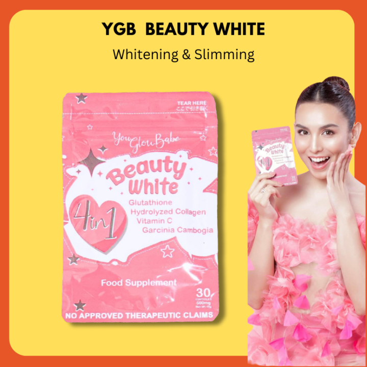 You Glow Babe Glutathione Beauty White 4 in 1 Intense Whitening/Slimming/Collagen & Vitamin C ...