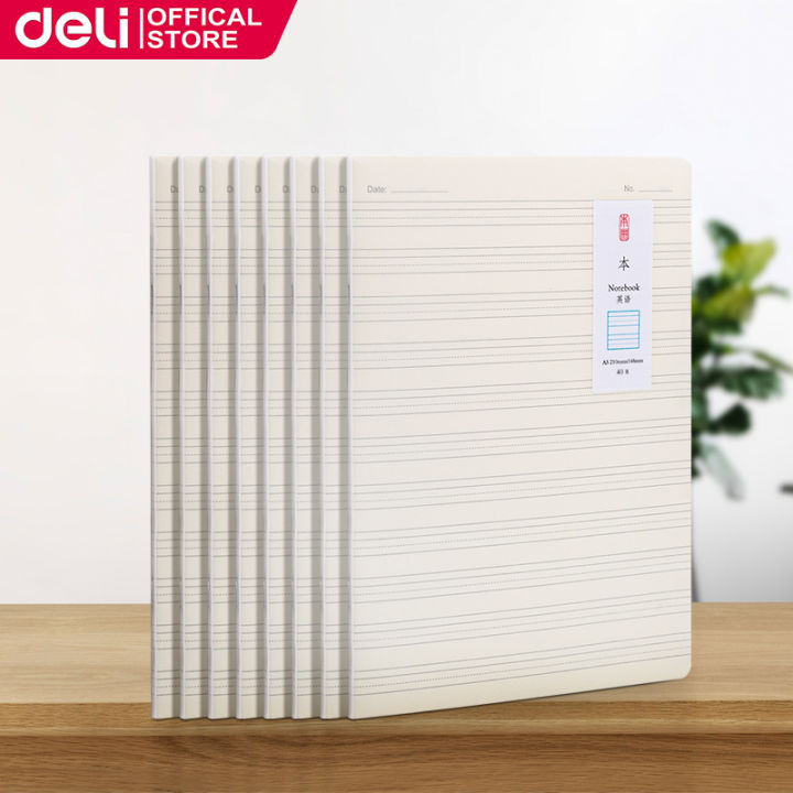 Deli A5 Notebook For College Students For School Supplies 40 Sheets ...