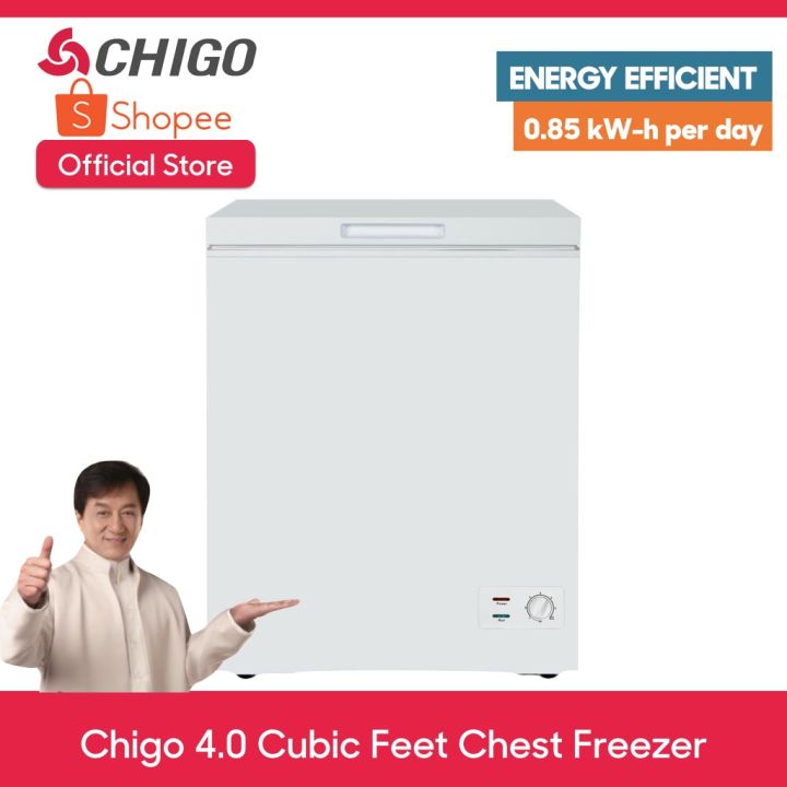 Chigo 4 cu ft dada jenis Freezer dengan pintu atas keras tenaga cekap | Lazada