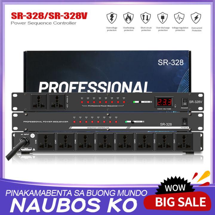 Power Manager SR-328/SR-328V 8 Channel 40A Power Controller Audio Power ...