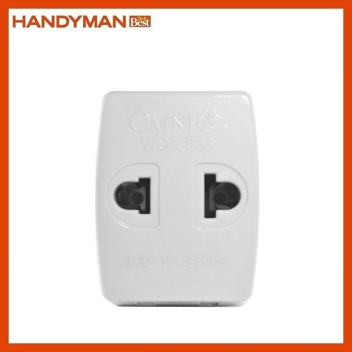 Omni Octopus Adapter 10A 250V-Triple Tap to Flat Pin | Lazada PH