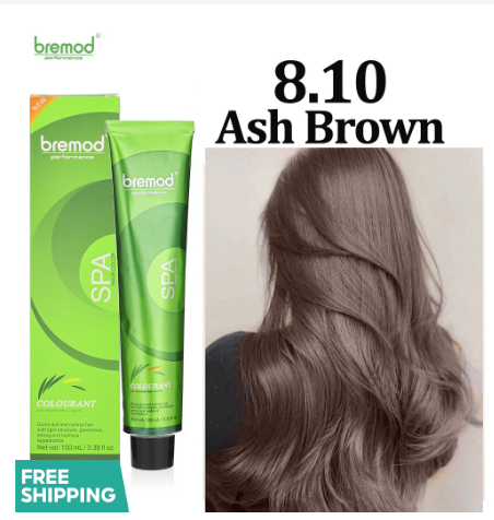 Bremod hair colourant ash Brown 8.10 +oxidixer | Lazada PH