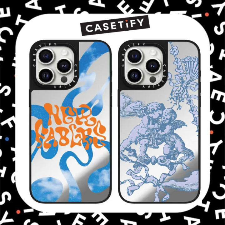 CASETiFY Artist Series Blue Angel Shockproof Mirror with MagSafe Case ...