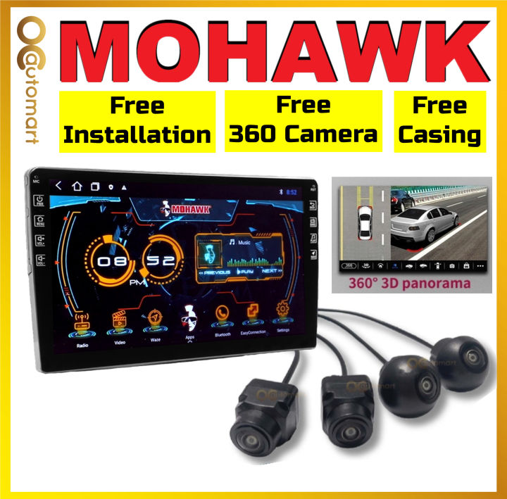 Mohawk Ms Series Car Android player With 3D 360 Reverse Camera 3D View ...