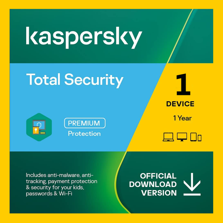 Kaspersky Total Security 1 Year 1 Device License Key (No Box) | Lazada PH