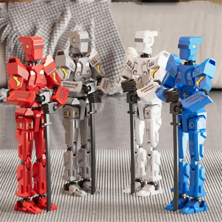 Mecha Titan 13 Action Figures T13 Figure Multi-Jointed Movable 13 ...