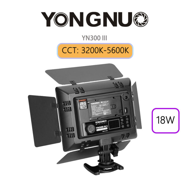 YONGNUO YN300 III 3200K-5600K Adjustable Color Temperature Fill Light | Lazada