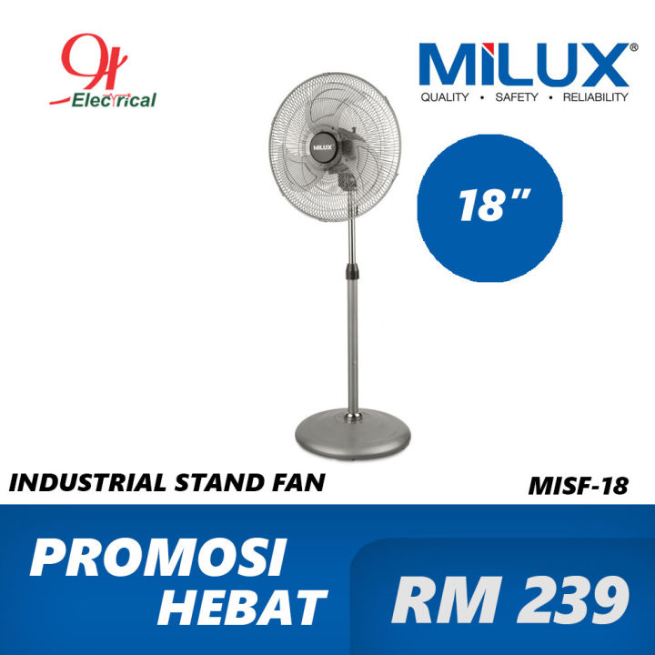 MILUX 18 Inch Industrial Stand Fan MISF-18 | Lazada