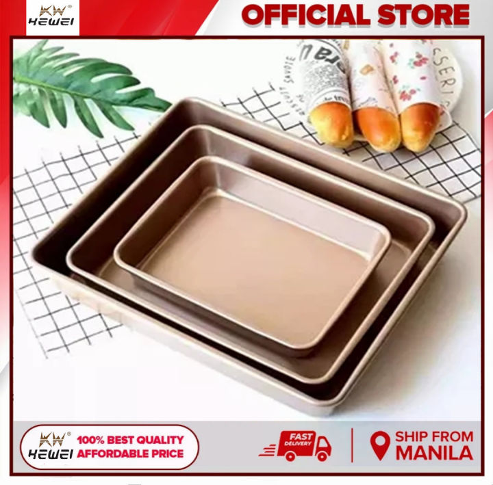Rectangle Cake Pan, Non-Stick Loaf Pan Deep Dish Bakeware for Oven ...