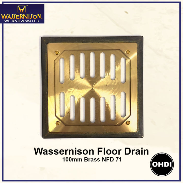 WASSERNISON Floor Drain Brass 100mm NFD 71 | Lazada PH