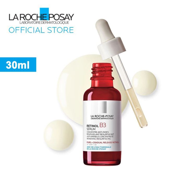 La Roche-Posay Pure Retinol Face Serum with Vitamin B3 Anti Aging Face ...