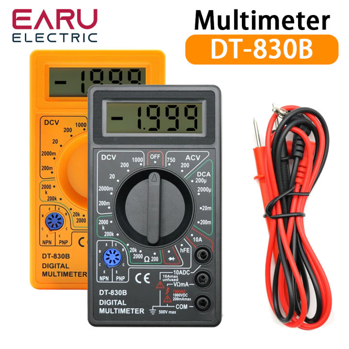 Dt830b Multimeter Tester Handheld Multimetre Digital Multimeters ...