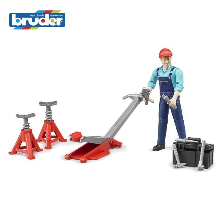 Bruder BRU62100 Figure Set Garage Equipment Suitable For Age 4+ Years ...