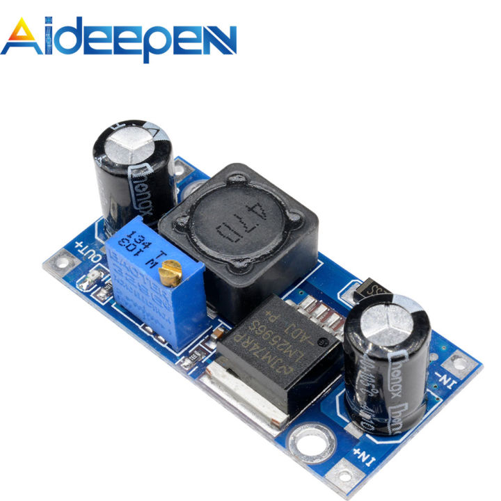 Aideepen LM2596S Step-Down โมดูล Plug-In Capacitor รุ่น DC-DC Step-Down Converter โมดูล1.23V-30V ...