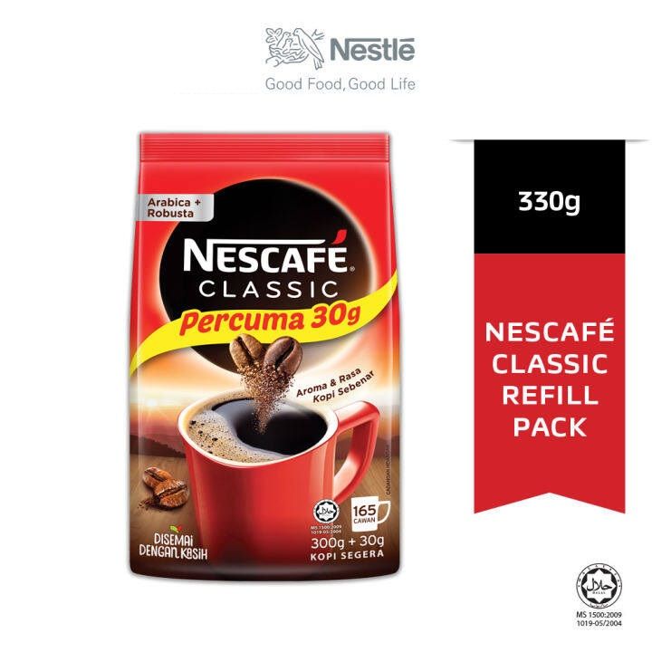 NESCAFE Classic Coffee Refill Pack 330g / 220g | Lazada