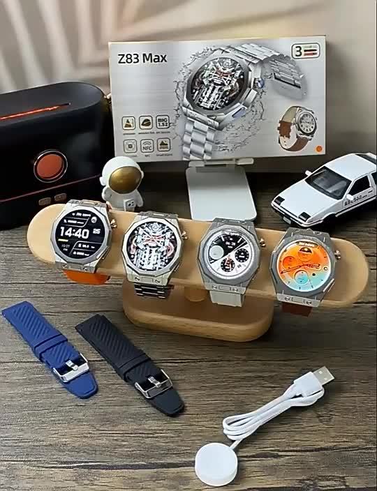 Z83 Max 3in1 Smart Watch With AMOLED Screen 1.52 inch HD Z83MAX Dial ...