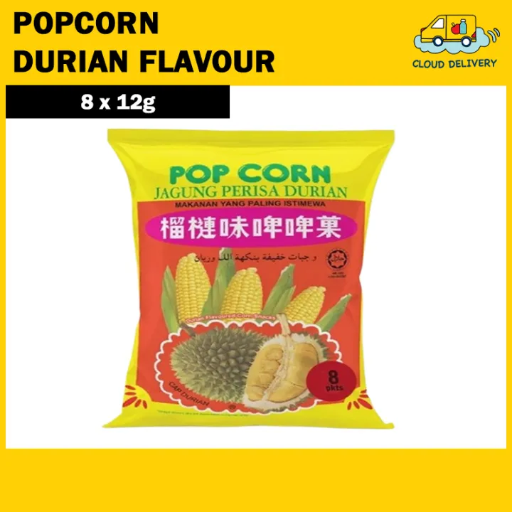 Popcorn Durian Flavour Fun Pack (8 x 12g) | Lazada Singapore
