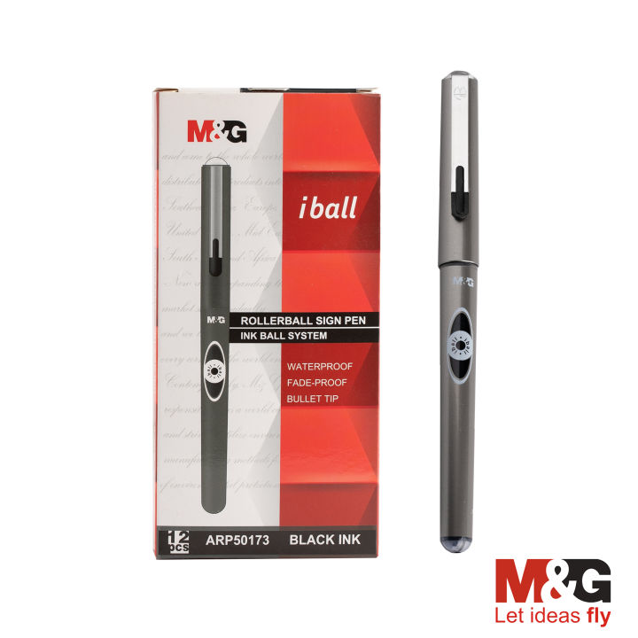 M&G Sign Pen iBall Tip 0.5mm Black ARP50173 | Lazada PH