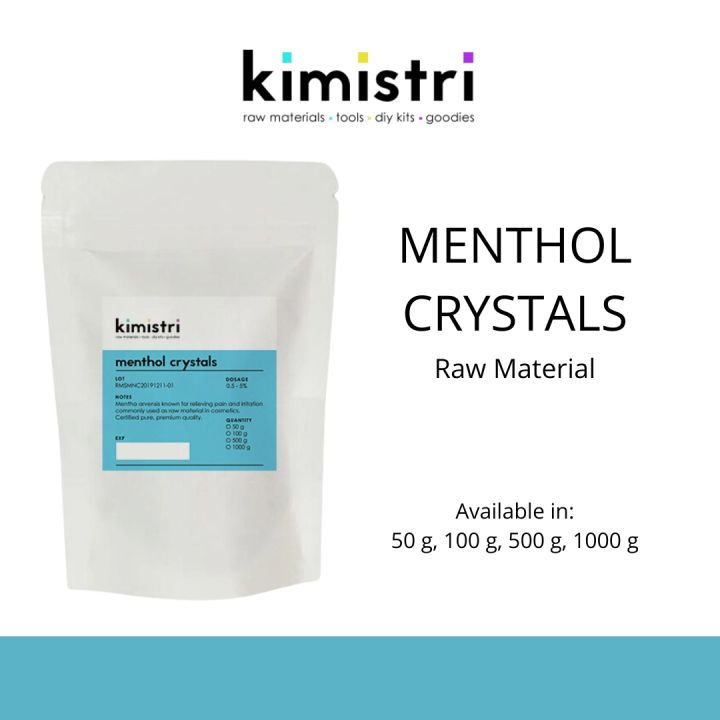 Menthol Crystals - Raw Material for Cosmetics (Kimistri Labs - Pure ...