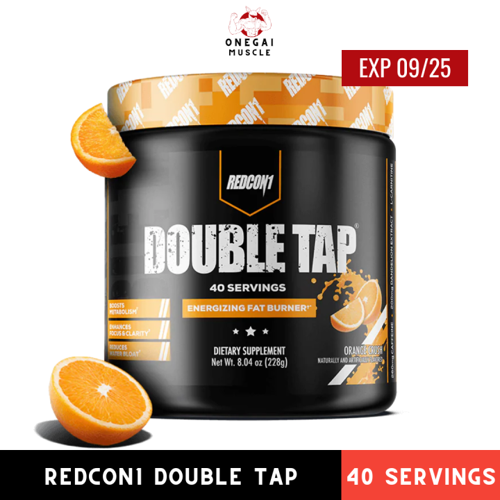 Redcon1 Double Tap - 40 Servings, Fat Burner & Metabolism Booster ...