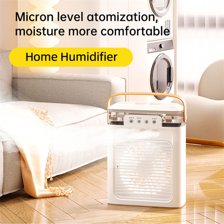 Portable air conditioner fan humidifier 400 ml evaporative mini air ...