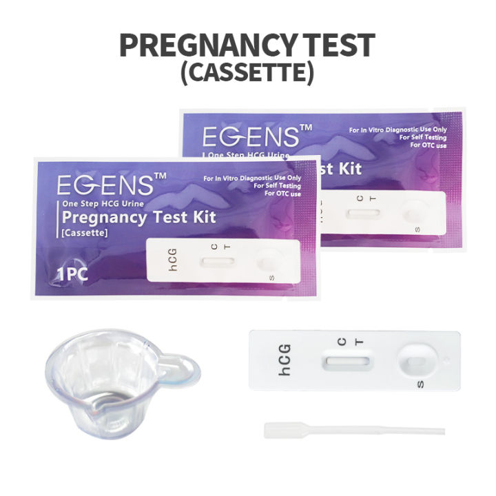 EGENS 1/6/10PCS HCG Pregnancy Test Cassette One Step Test Pregnant ...