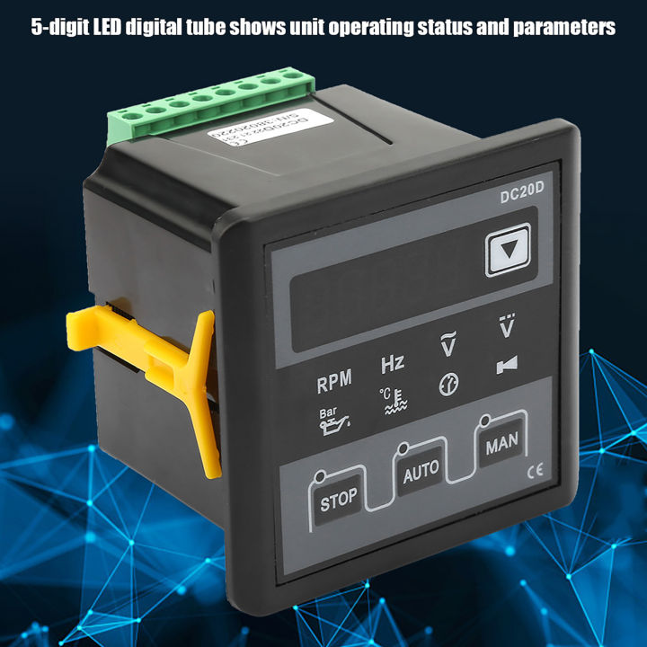 DC20D Generator Controller Control Panel Air-cooled Generator Set Automatic Control Module for ...