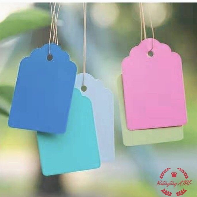 100 Pcs Waterproof Strip Line Labels Signs Hanging Tags | Lazada PH