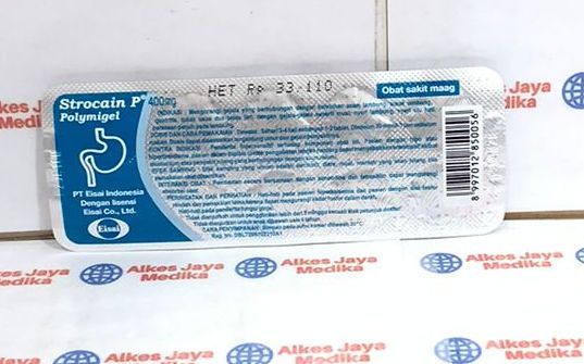 Strocain P 400mg Isi 10 Tablet - Obat Maag | Lazada Indonesia