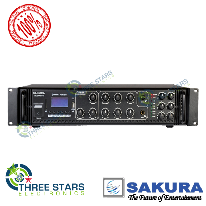 2022 Sakura PA 500UB 500W RMS Public Address Amplifier PA Amplifier ...