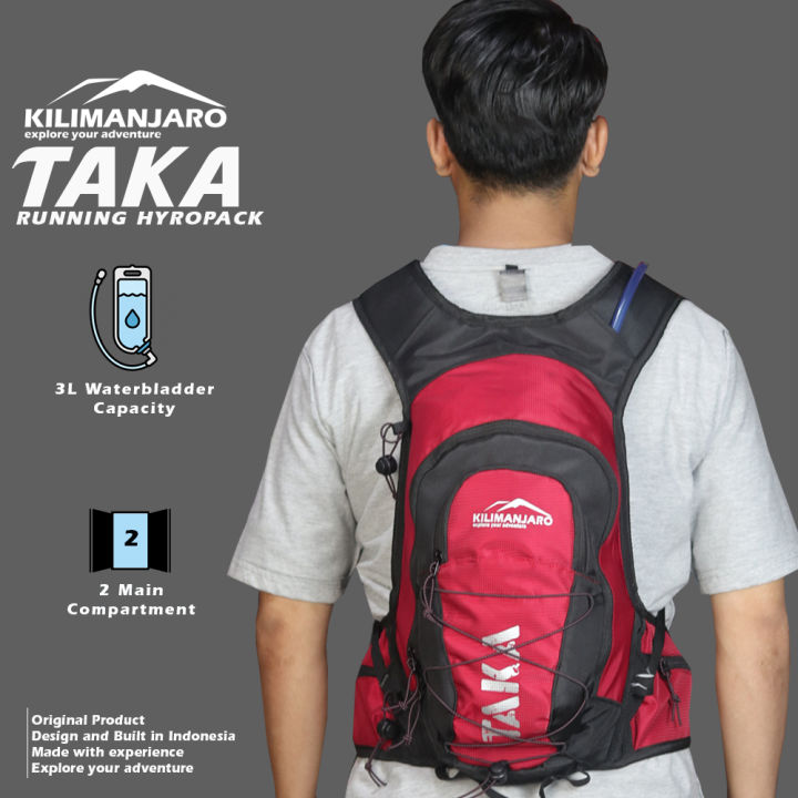 Tas Running Kilimanjaro Taka - Hydration vest - Trail run - Tas Lari ...