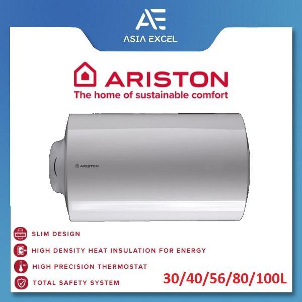 ARISTON PRO R SLIM 30/40/56/80/100L ELECTRIC STORAGE HEATER | Lazada ...