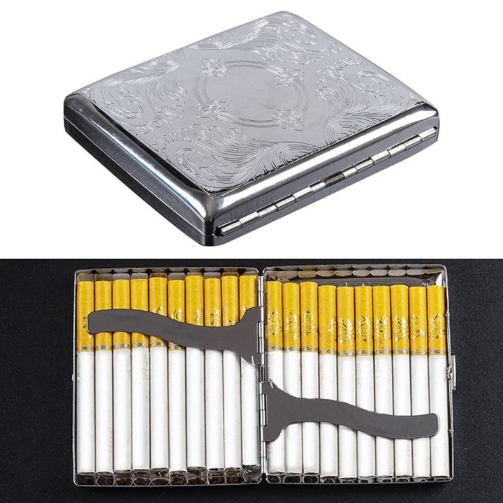 [kotak rokok] Ophone Kotak Bungkus Rokok Elegan Metal Cigarette Case 20 ...