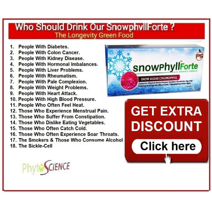 Phytoscience Snowphyll Forte (15 sachets x 3000mg) For Diabetic kencing ...