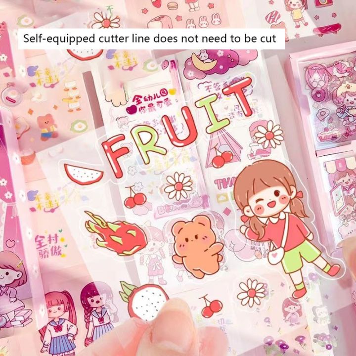 100 Non Repeating Hand Account Stickers Waterproof Stickers Gift Box ...