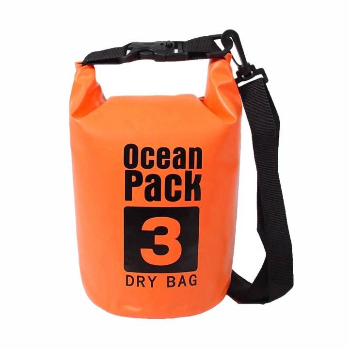 Ocean Pack - Waterproof Dry Bag - 3L 3 Liters - Orange | Lazada PH