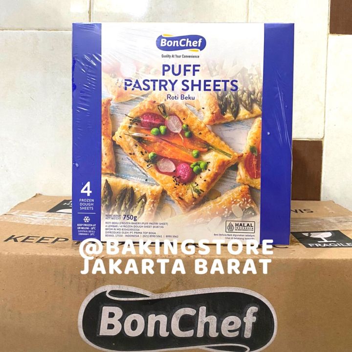 Bonchef Puff Pastry 750 Gr | Puff pastry sheet Bonchef | Lazada Indonesia