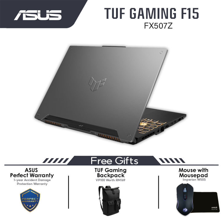 (OFFICIAL STORE) Asus TUF F15 FX507Z-C4HN284W 15.6" FHD Gaming Laptop (Intel® Core™ i5-12500H ...
