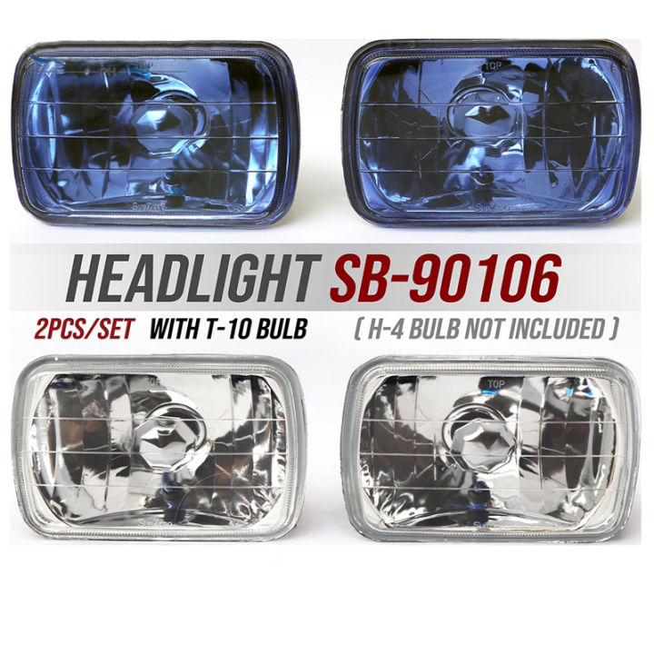 Rectangular Clear-7” Mitsubishi L300 L200 Owner Jeep Jeepney Halogen ...