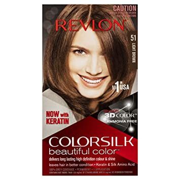 Revlon ColorSilk Hair Color, 51 - Light Brown | Lazada PH