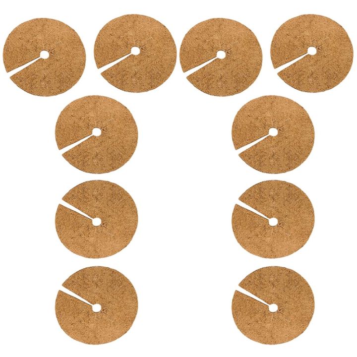 (HWBG) 10 Pieces of 11.8 Inch Coconut Palm Fiber Tree Mulch Protection ...
